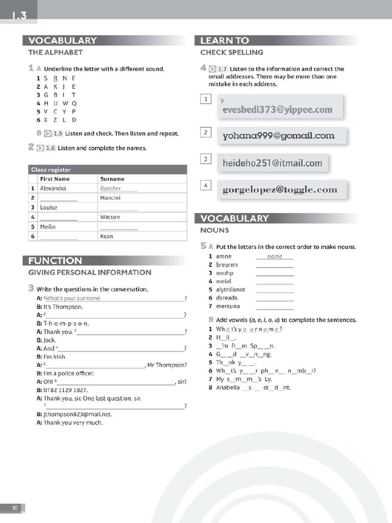 WB-Course 1 - Lesson 3 | PDF
