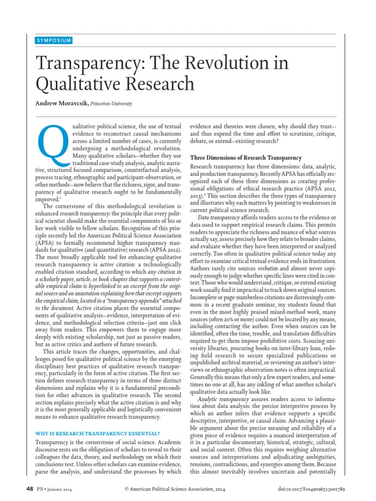 6 Moravcsik | PDF | Qualitative Research | Science