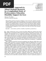 Ivankova Et Al 2006 Using Mixed Methods Sequential Explanatory Design From Theory To Practice ...