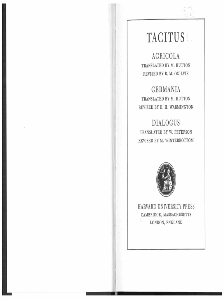 Tacitus - Germania | PDF