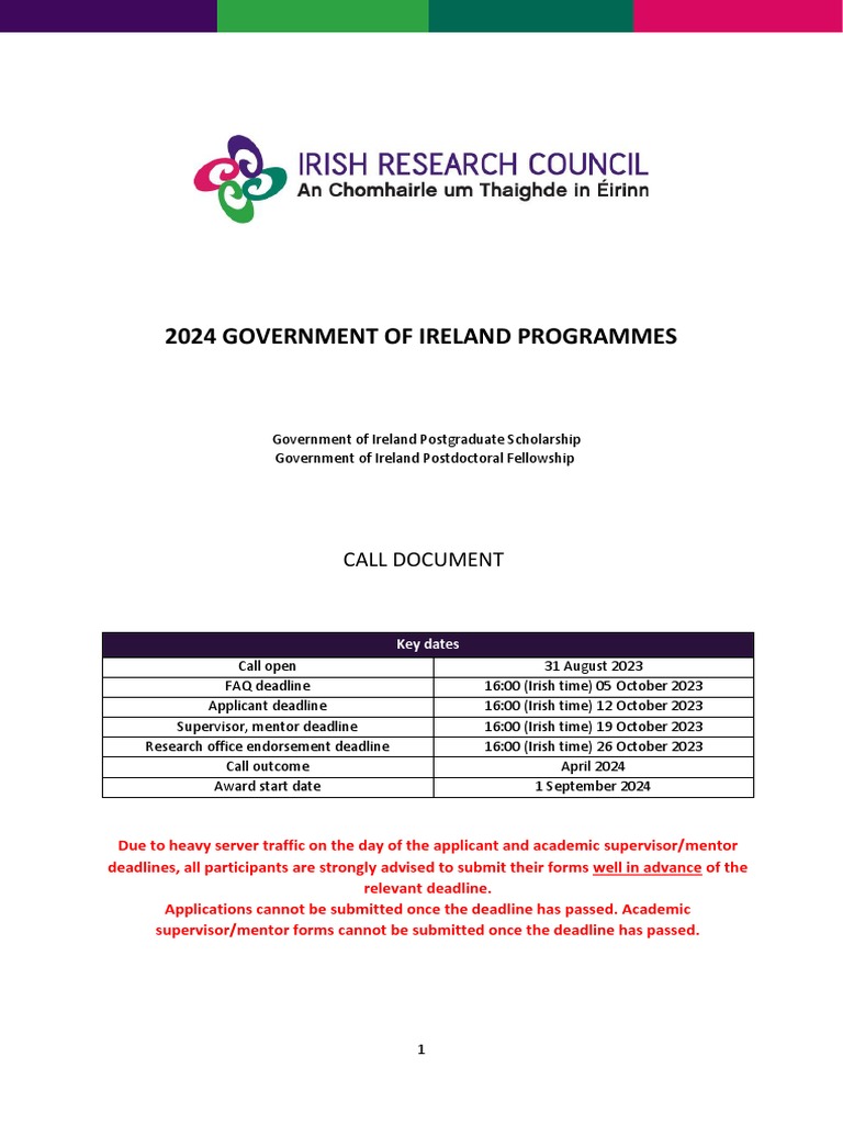 Call Document For GOI 2024 - FINAL 1 | PDF | Sustainability | Academic ...