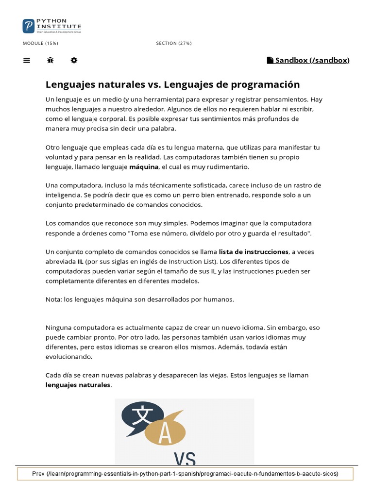 Edube Interactive - 1.1.2.2 Programación - Fundamentos Básicos | PDF