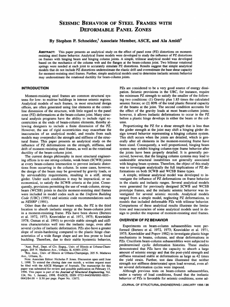 Schneider and Amidi 1998 | PDF