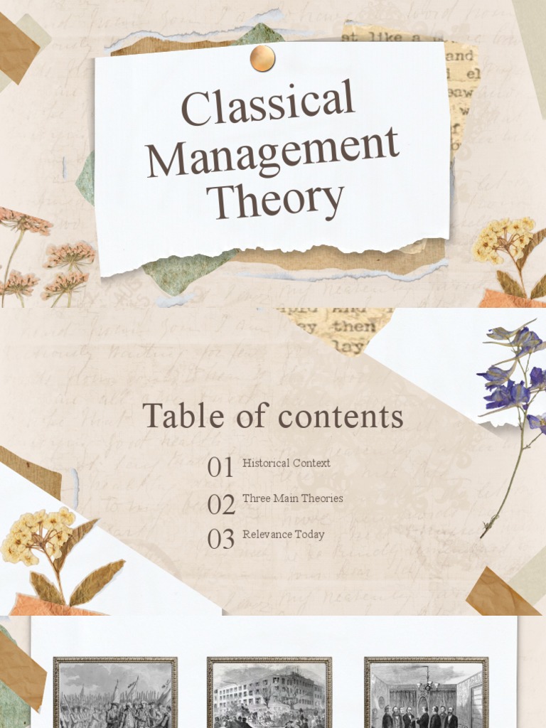 Group 1 - Classical Management Theory | PDF | Bureaucracy | Max Weber