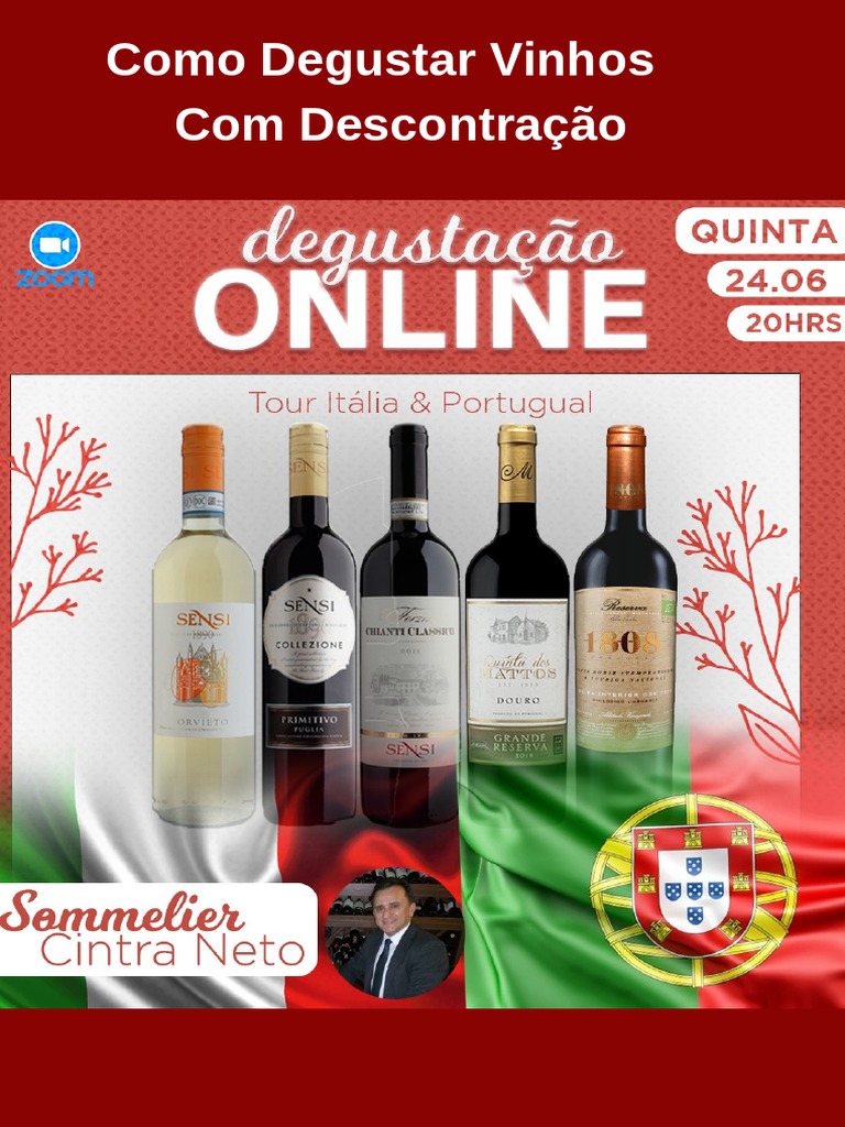 Como Degustar Vinhos Como Um Profission | PDF | Vinhos | Gosto
