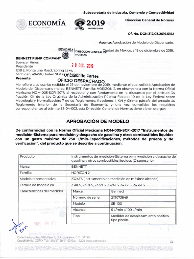 Aprobacion Modelo y Prototipo | PDF