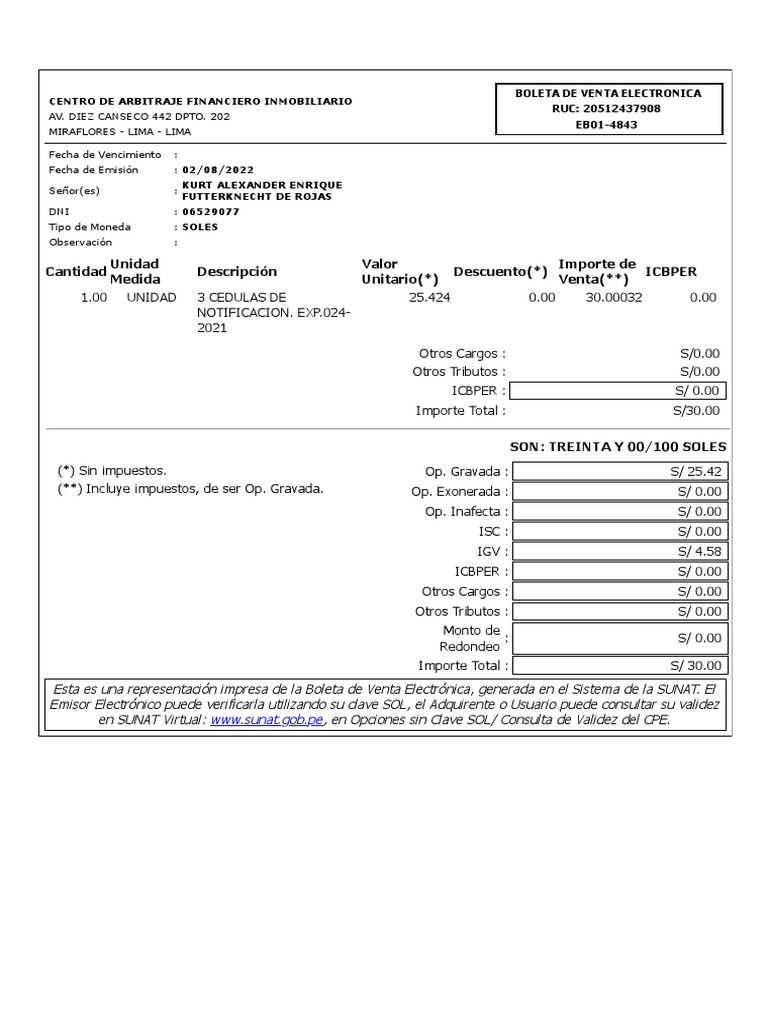 024-2021 Cedulas de Notificacion. | PDF