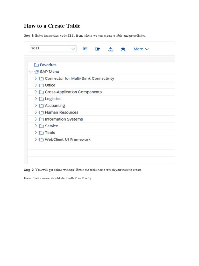 How To A Create Table | PDF | Computing | Information Technology