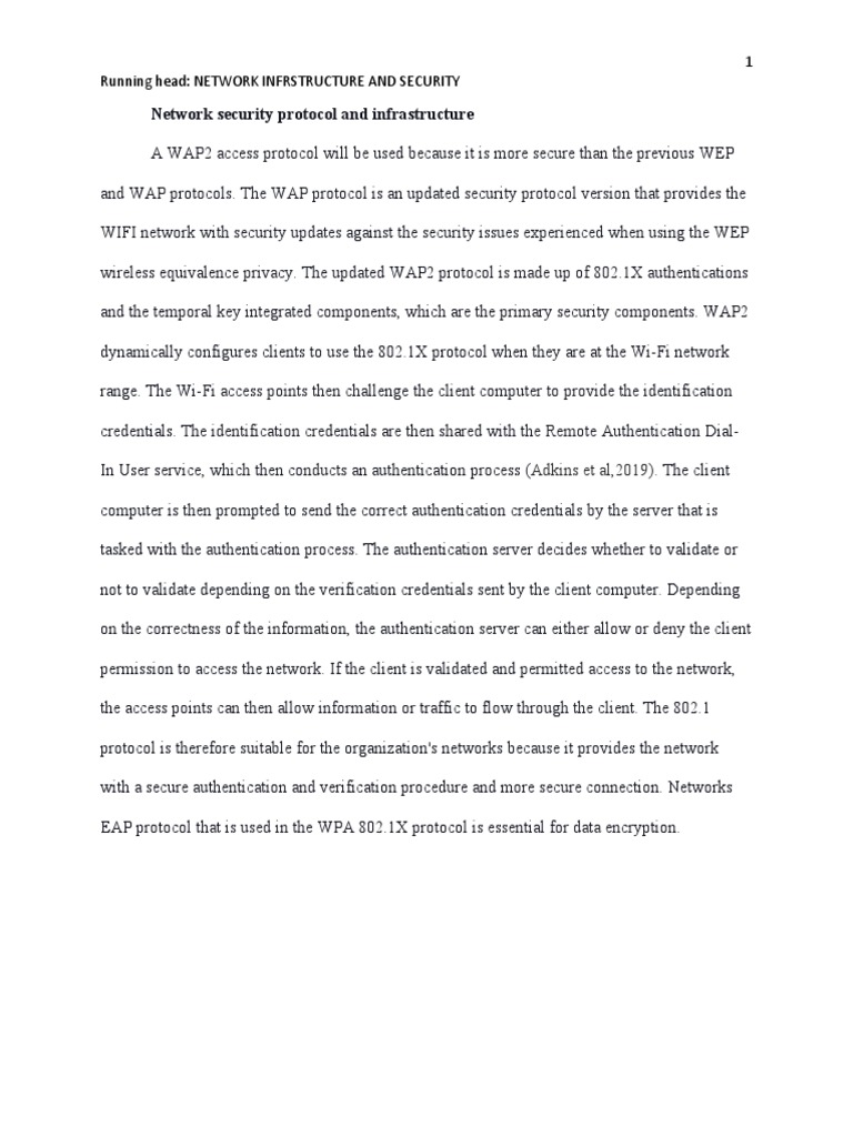 Network Infrastructure | PDF | Computer Network | Security