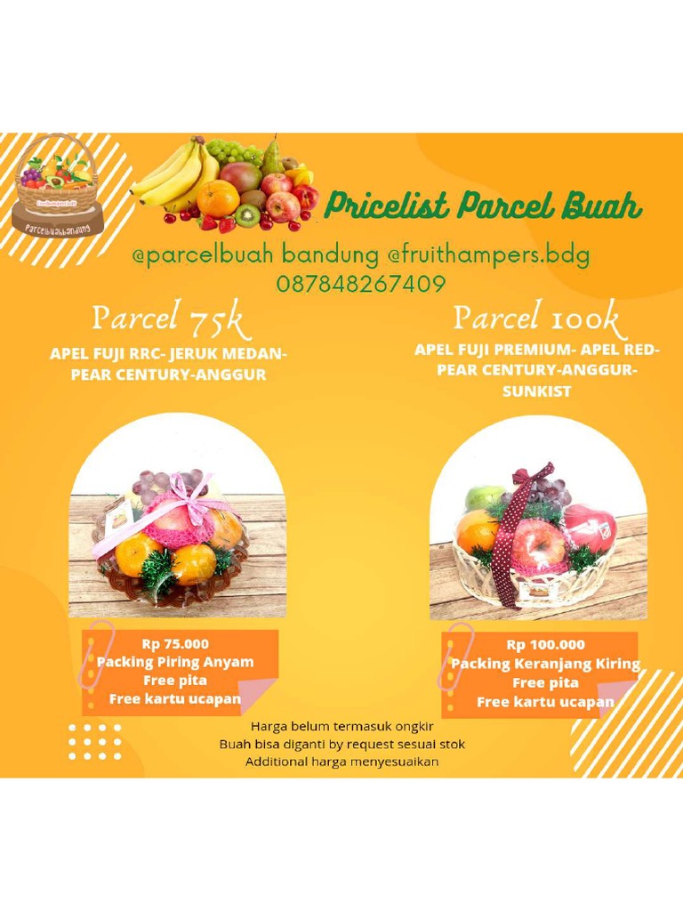 Katalog Parcel Buah | PDF