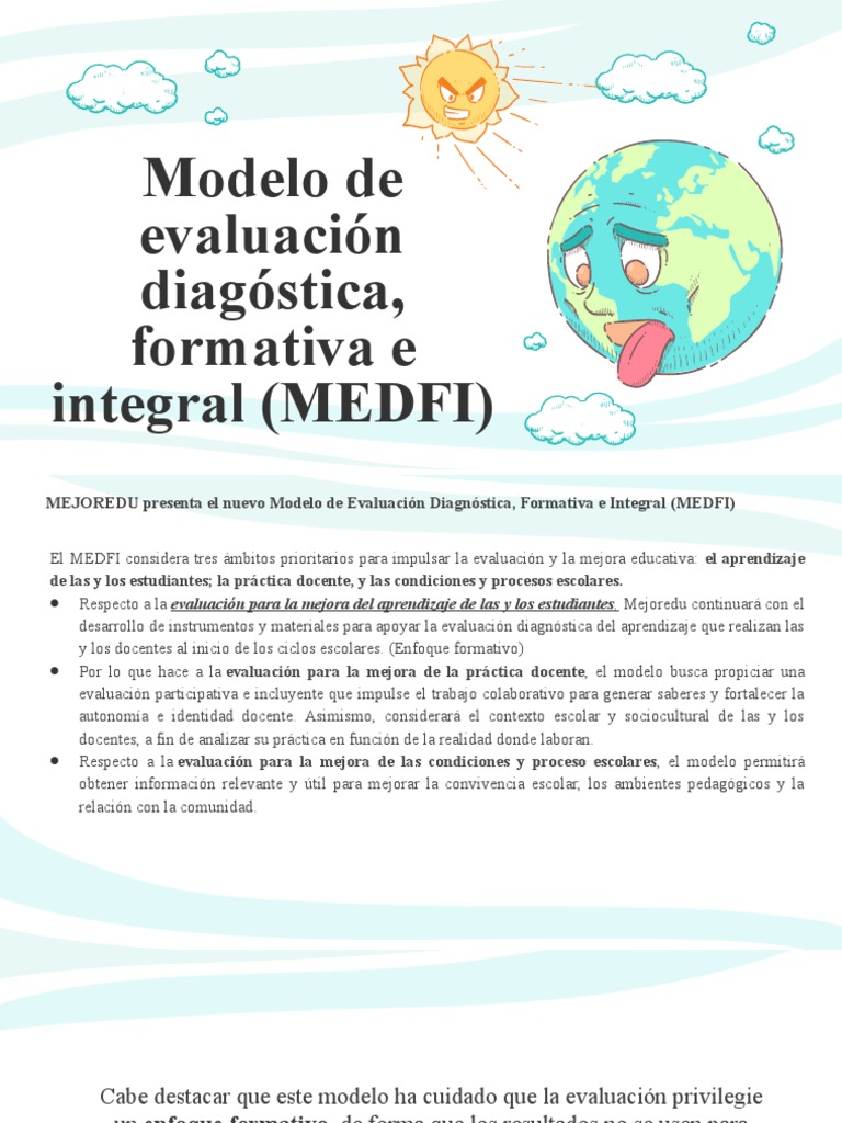 Modelo de Evaluacion Diagnostica, Formativa e Integral | PDF | Evaluación | Enseñando