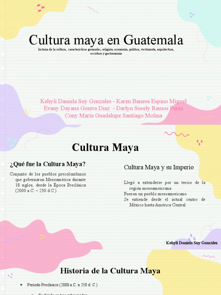 Cultura Maya en Guatemala | PDF | Civilización maya | Mesoamérica