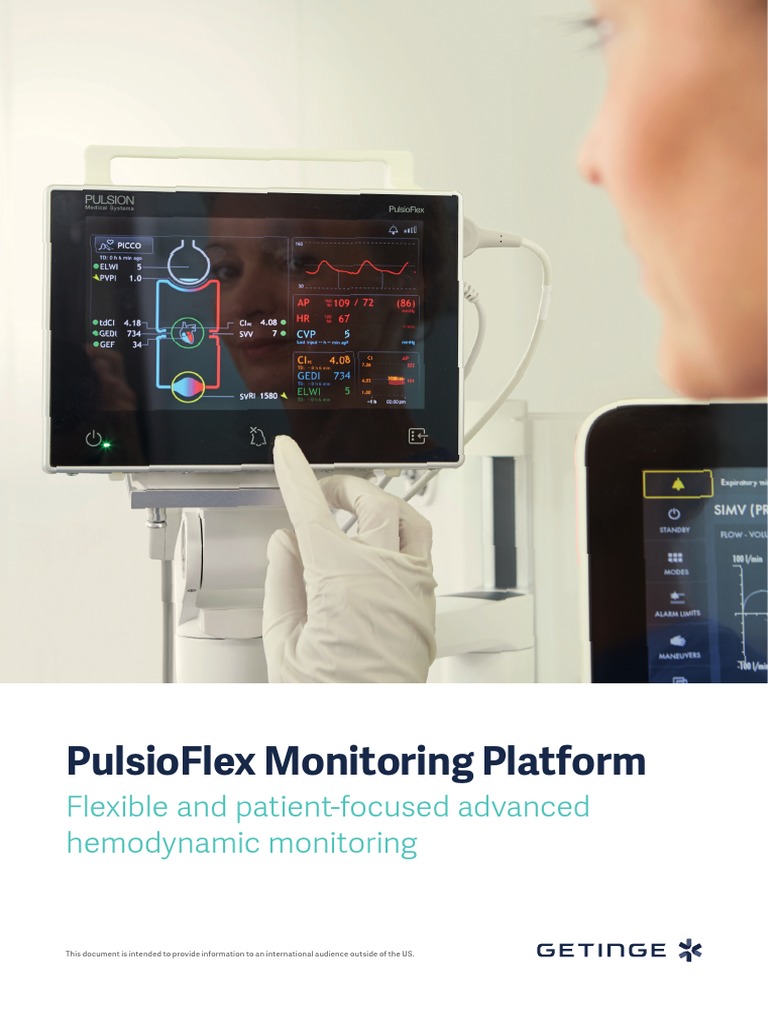 Pulsioflex Monitoring Platform Brochure-En-non Us | PDF | Blood ...