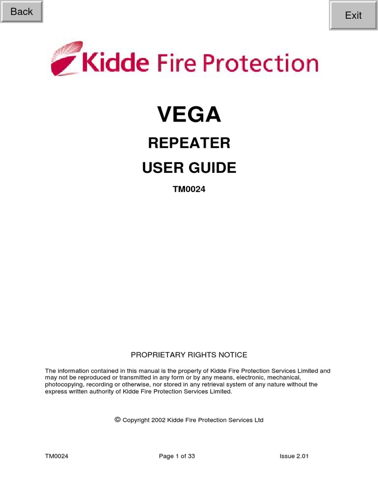 VEGA Repeaters User Guide | PDF | Power Supply | Relay
