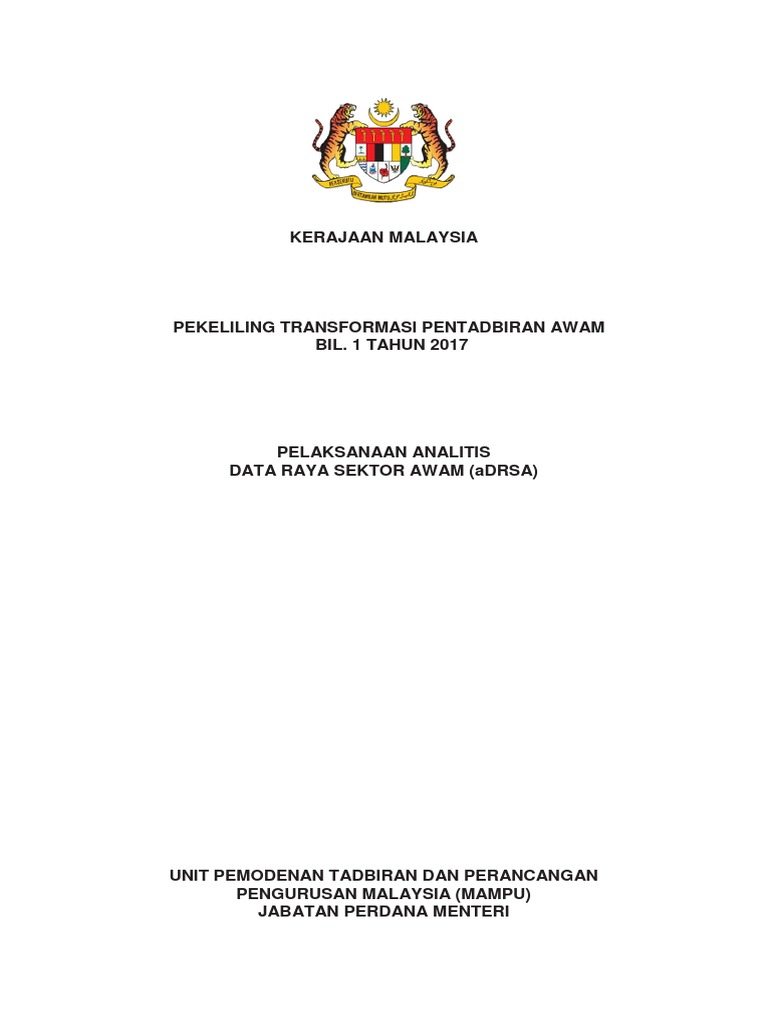 A.11 Pekeliling Transformasi Pentadbiran Awam (Ptpa) | PDF