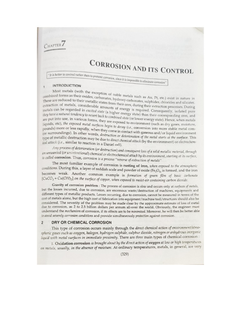 Corrosion and Its Control | PDF