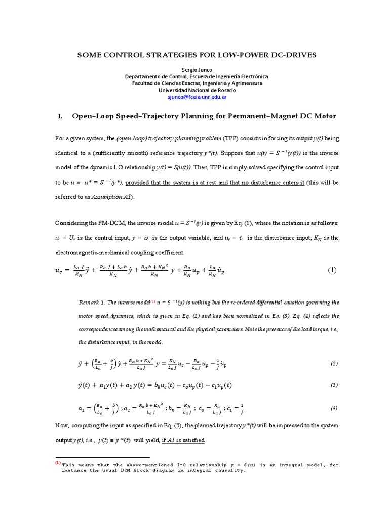 3 - Control Strategies For Servo Drives - Rev 30-03-2021 | PDF ...