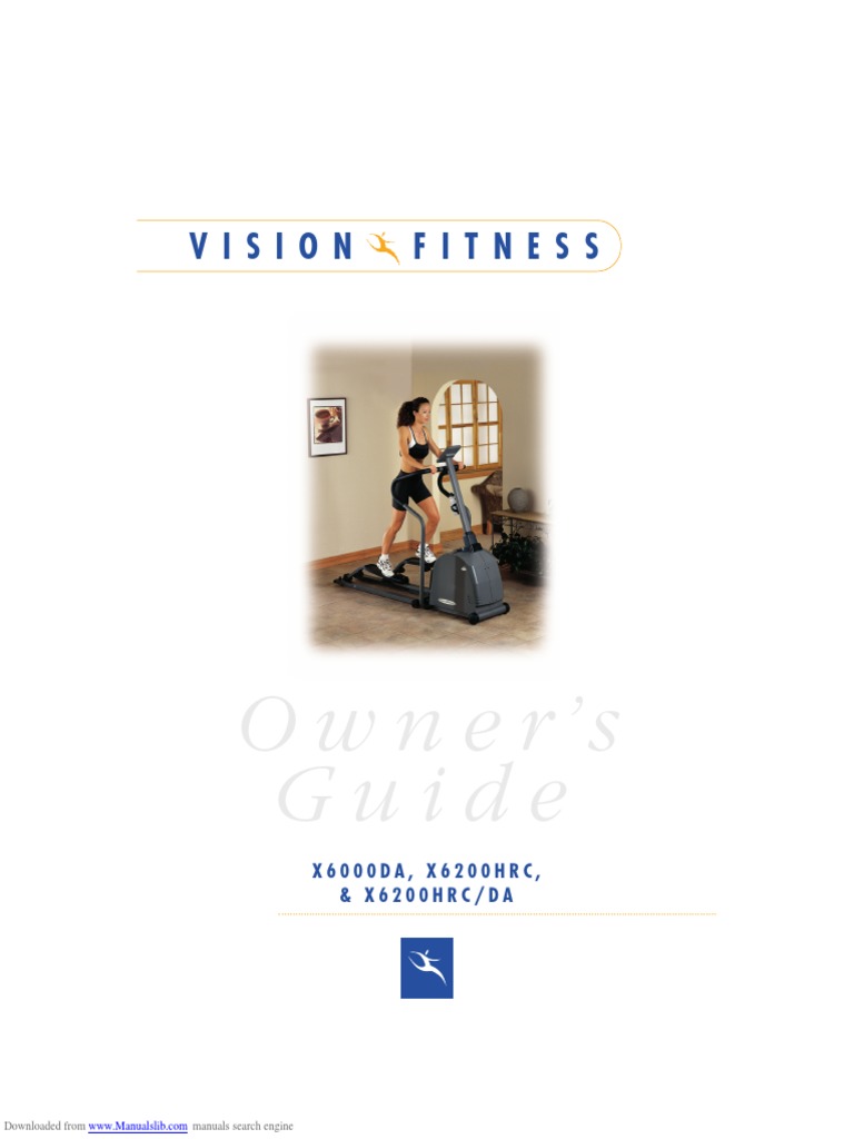 Vision Fitnessx 6200 HRC | PDF | Physical Fitness | Manufactured Goods