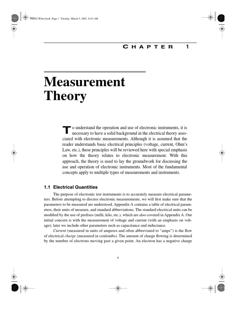Electrical Measurement Theory | PDF | Frequency Modulation | Decibel