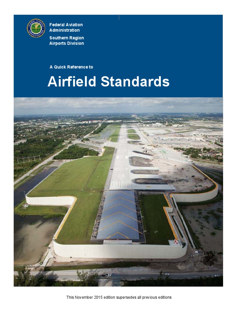 FAA - Airfield Standards | PDF | Runway | Airport