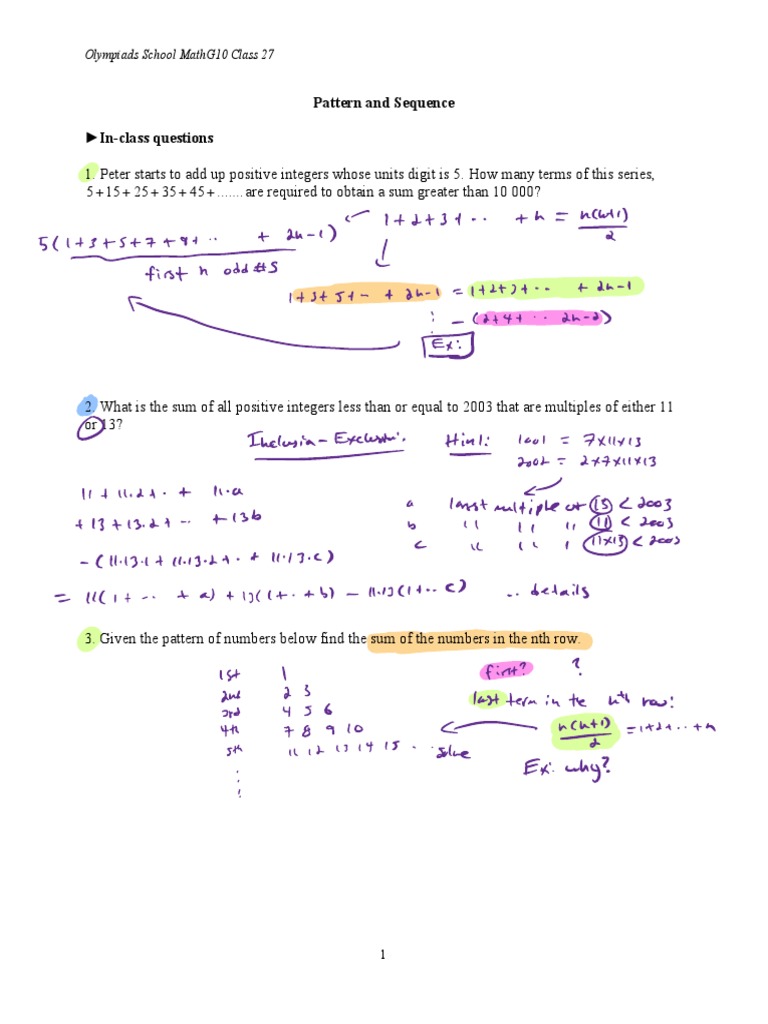 Class27 MathG10 In-Class Questions Mar 21-27 | PDF | Discrete ...