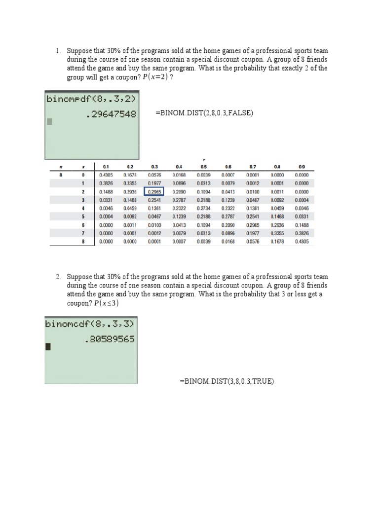 Practice Exam 2 Solutions | PDF | Poisson Distribution | Teaching Mathematics