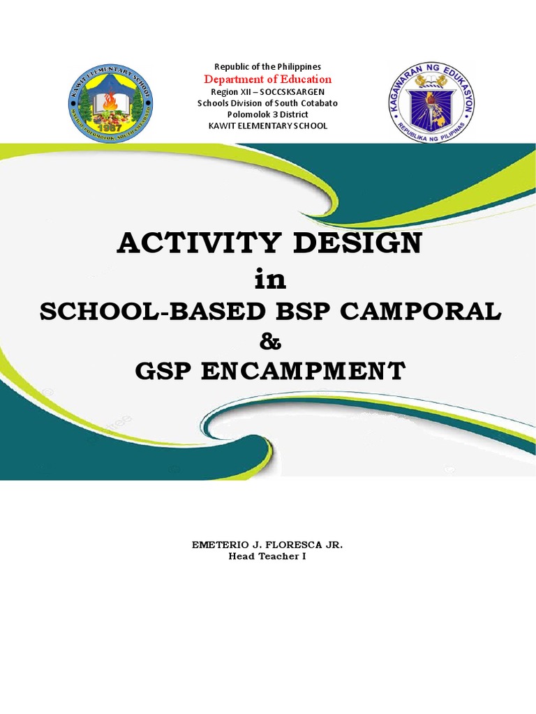 Activity Design in BSP & GSP | PDF | Learning