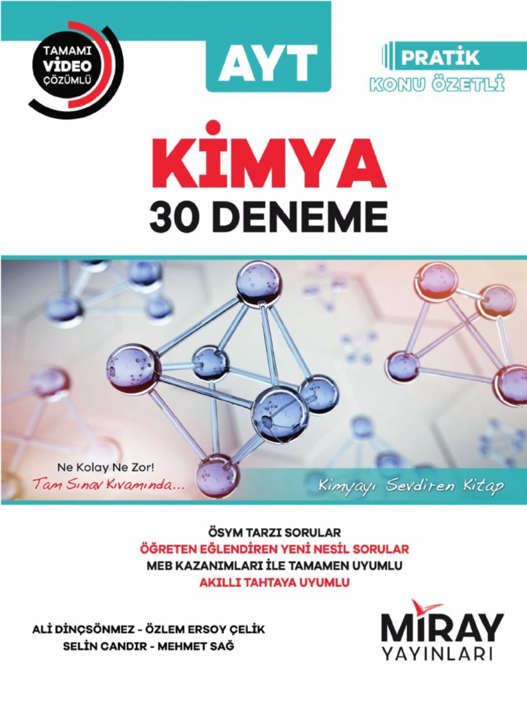 Miray Ayt Deneme Kimya | PDF
