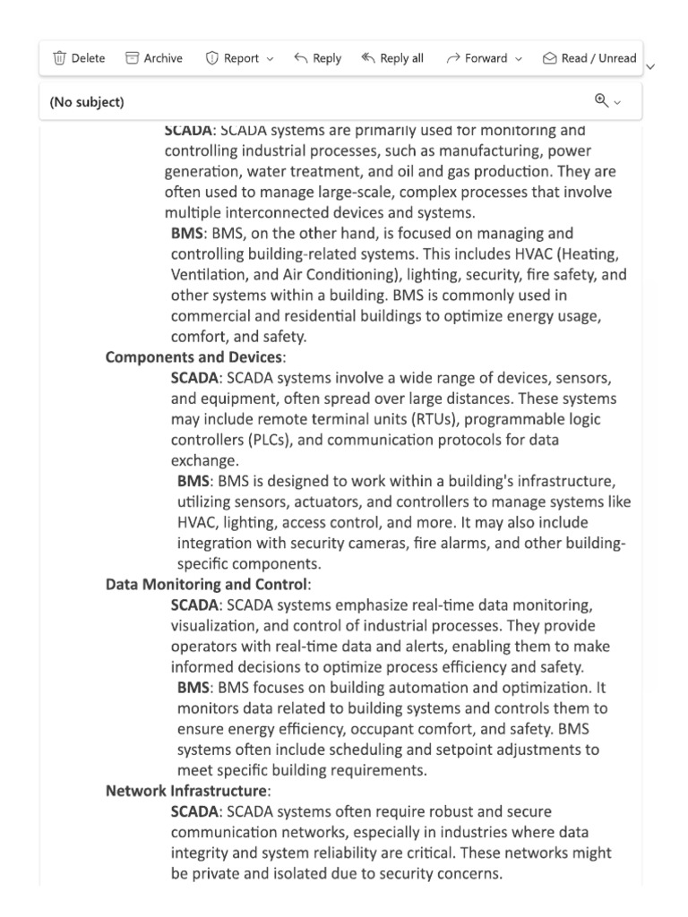 SCADA vs. BMS | PDF