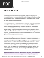 SCADA vs BMS: Key Differences | PDF | Scada | Programmable Logic Controller