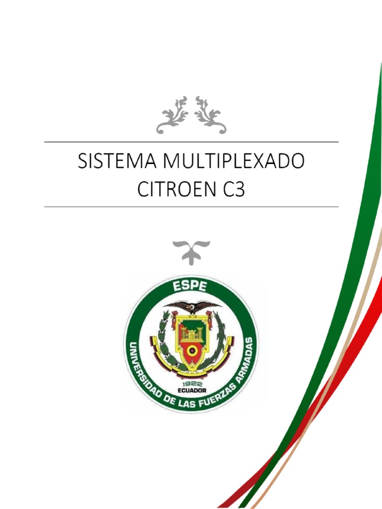 SISTEMA MULTIPLEXADO CITROEN C3 - PDF | PDF