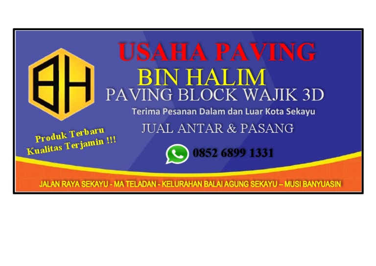 Banner Mentahan - Paving | PDF