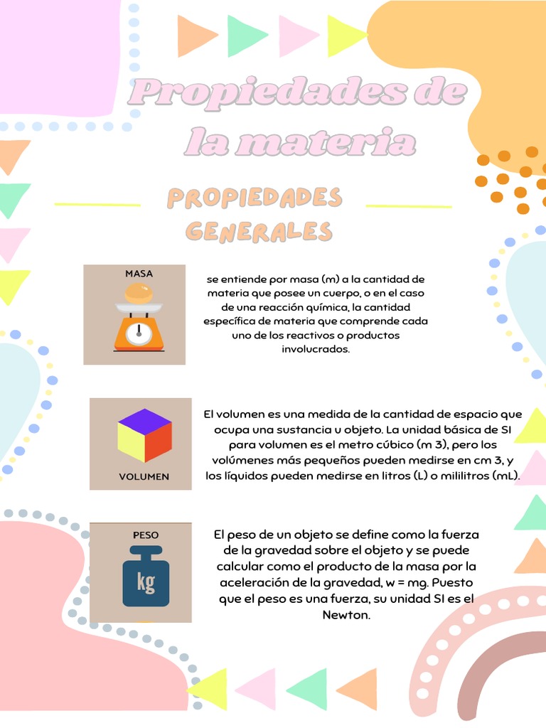 Propiedades de La Materia | PDF | Densidad | Ductilidad