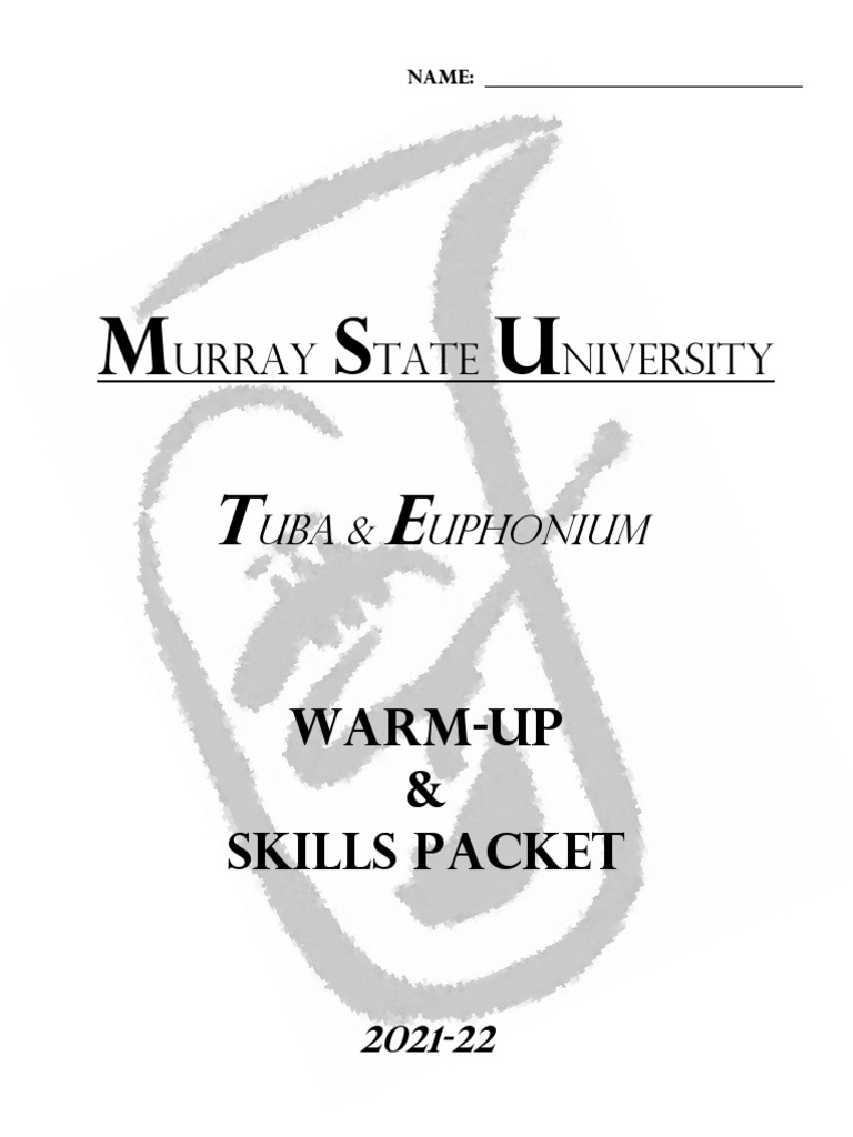 2021-22 MSU Skills Packet | PDF | Brass Instruments | Tuba