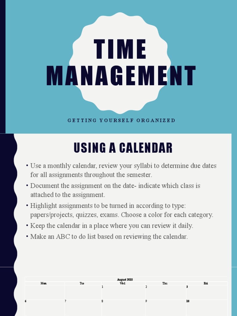 FMU 101 - Chap 2 - Time Management - Part 3 | PDF
