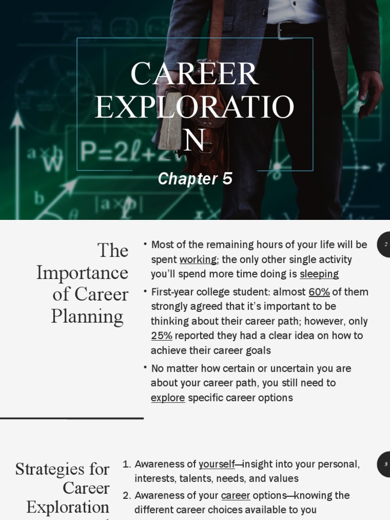 Career Planning and Exploration Guide | PDF | Internship | Job Hunting