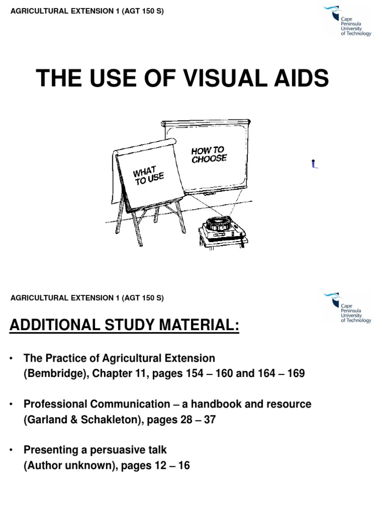 16 - The Use of Visual Aids | PDF | Microsoft Power Point | Multimedia
