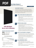 Series 7 FT1 Datasheet | PDF | Photovoltaics | Solar Panel