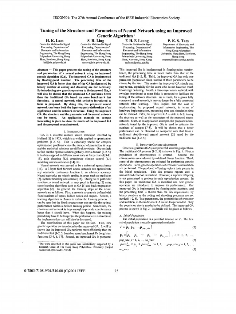Tuning Of The Structure And Parameters Of Neural Network Using A Pdf Artificial Neural