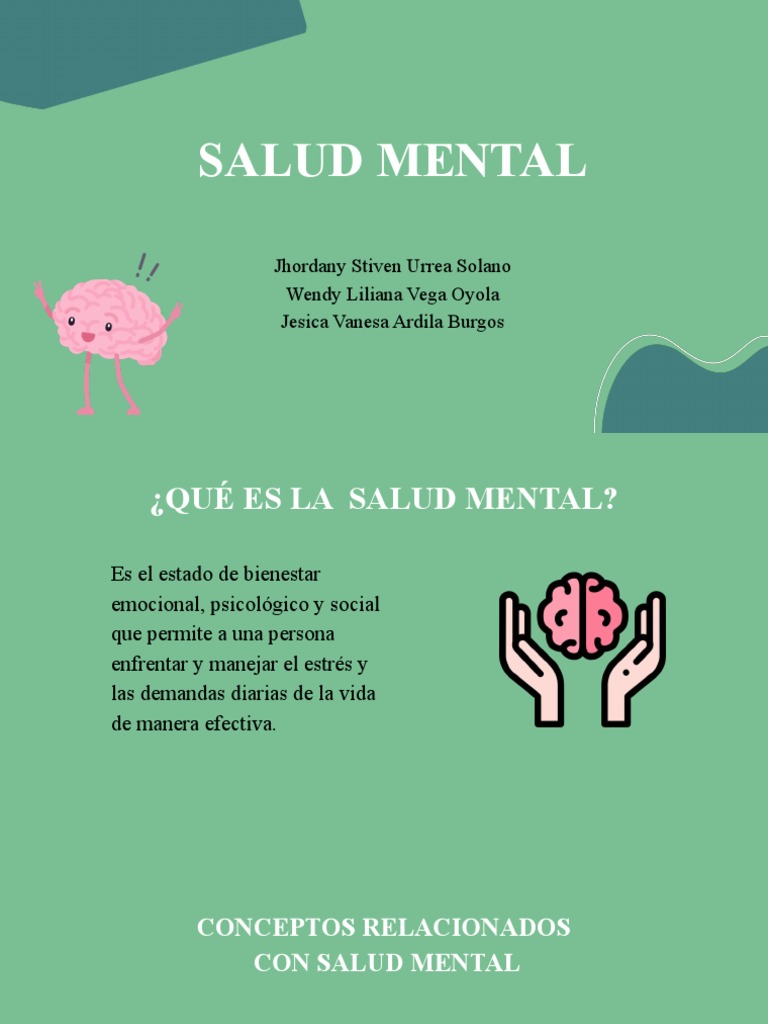 Salud Mental | PDF | Salud mental | Conceptos psicologicos