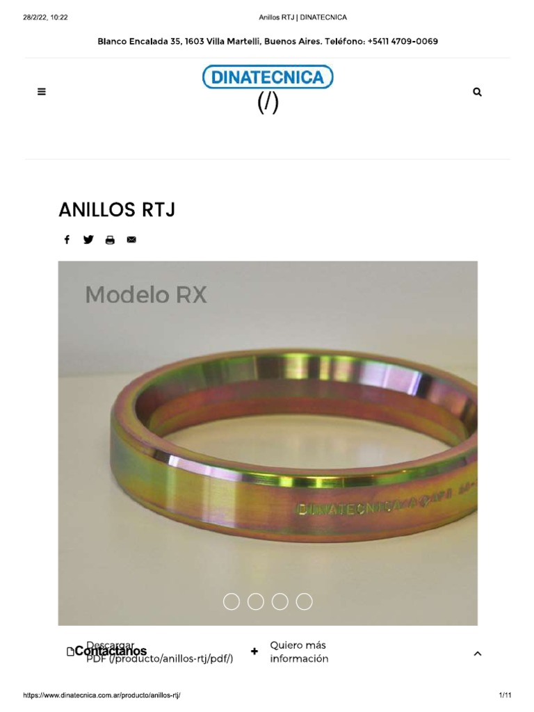 Anillos RTJ | PDF