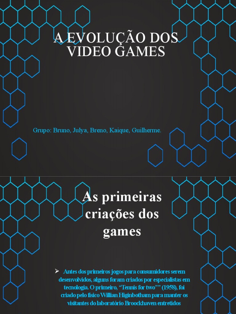 A Evolução Dos Video Games | PDF | Jogos e Atividades | Casa e Jardim