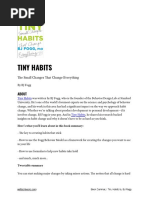 Tiny Habits | PDF