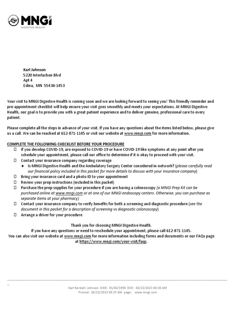 Prep Colonos | PDF | Colonoscopy | Colorectal Cancer