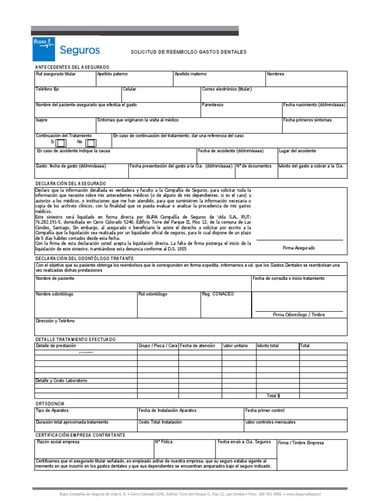 Formulariorgd Editable | PDF | Póliza de seguros | Seguro