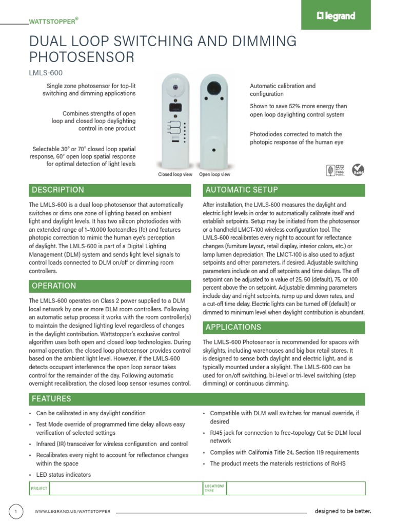 BCS WS CS LMLS 600 31341r1 | PDF | Lighting | Light Emitting Diode