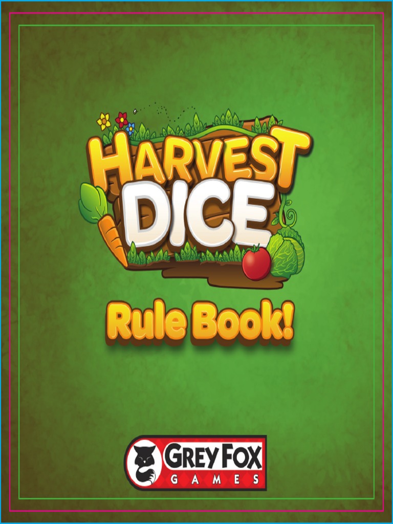 Harvestdice Rulebook English | PDF