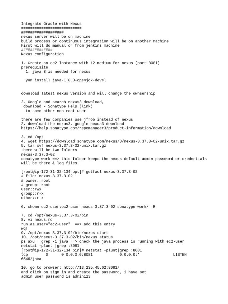 Integradate Gradle Nexus Pdf Software Computing