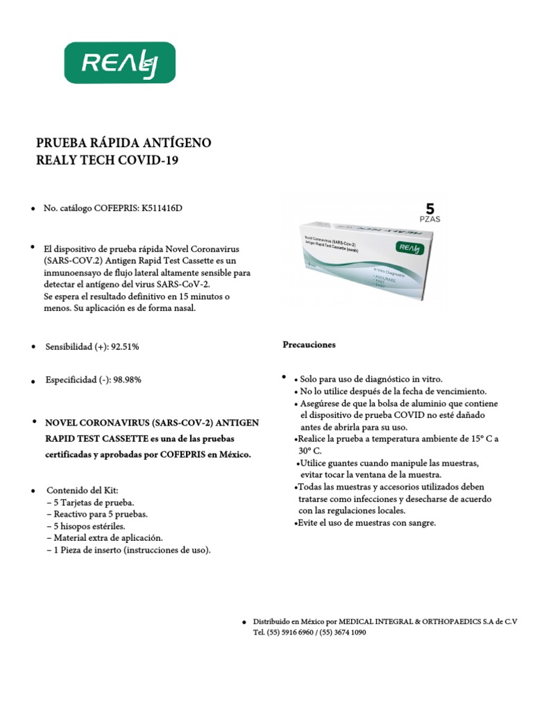 Ficha Tecnica Realy | PDF
