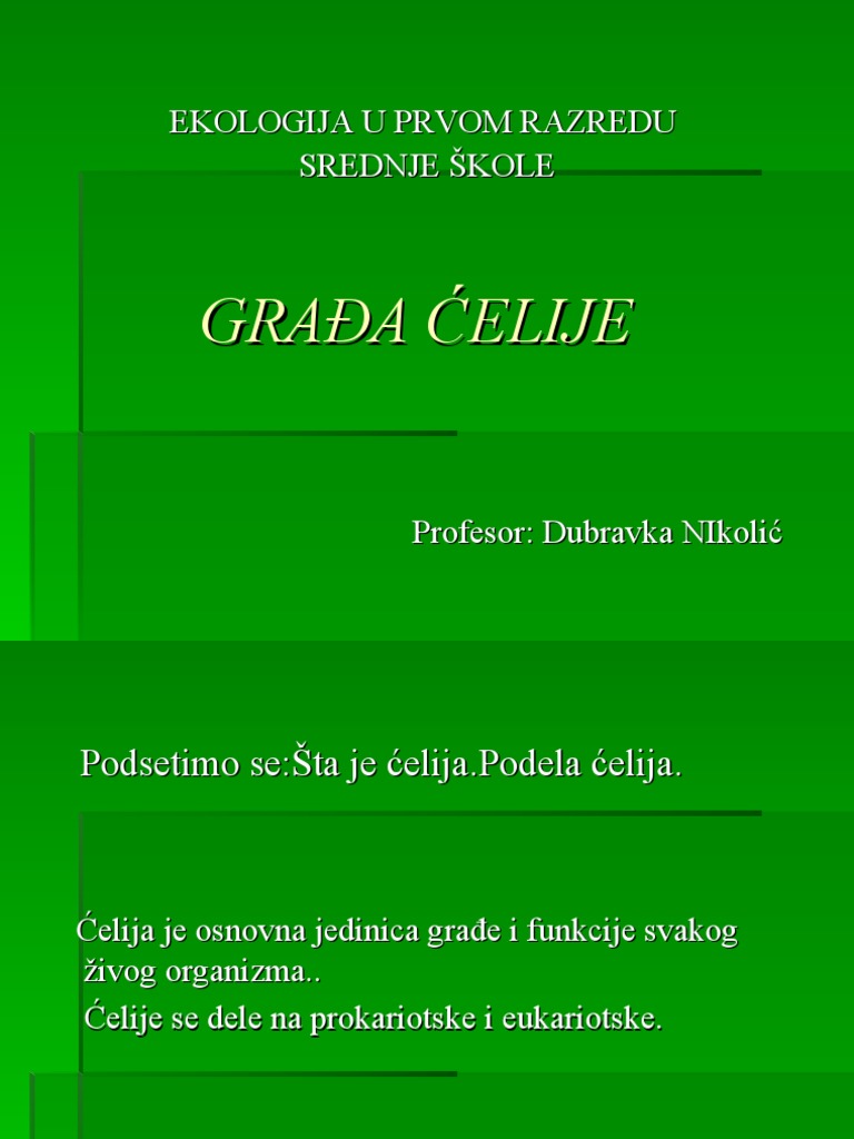 Celija | PDF
